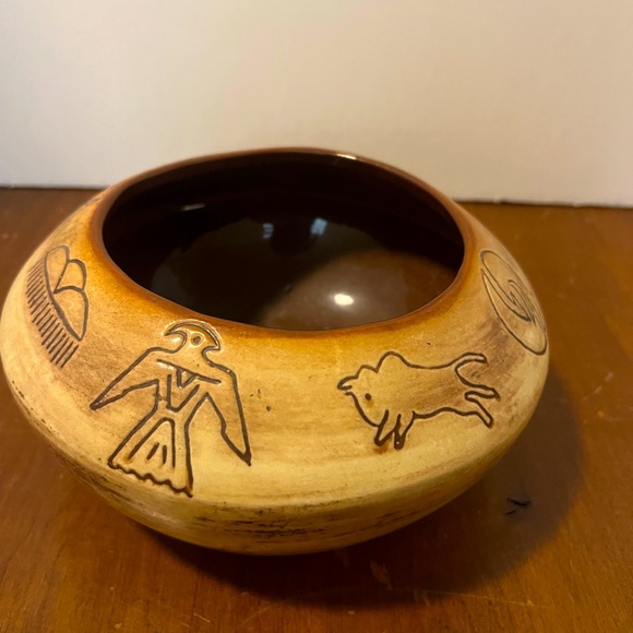 Source Unknown | Art | Vintage Unsigned Native American Hopi Polychrome ...